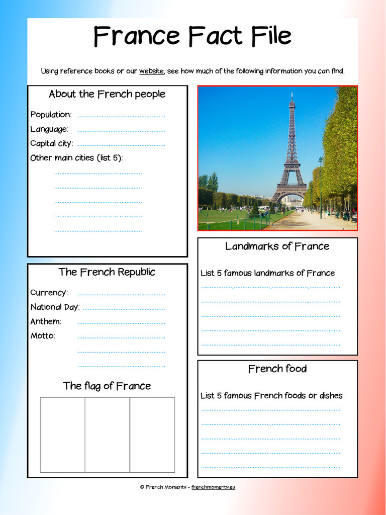 France Fact Files by French Moments | PDF | Earth Sciences