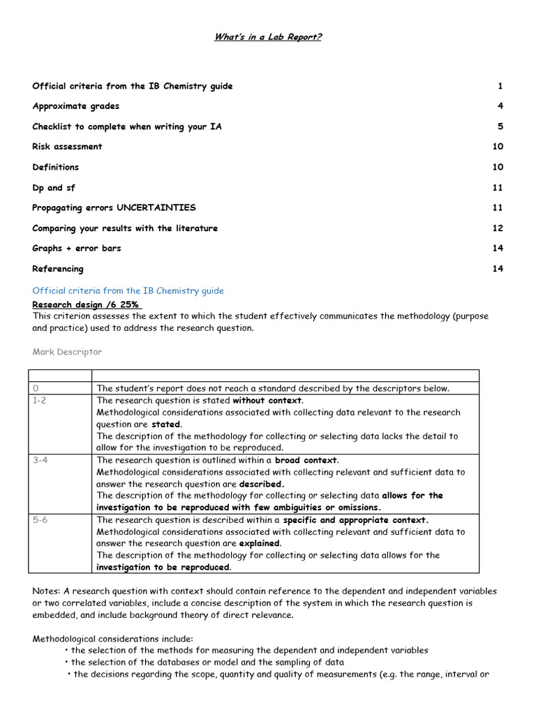 IA Checklist 2025 | PDF | Observational Error | Accuracy And Precision