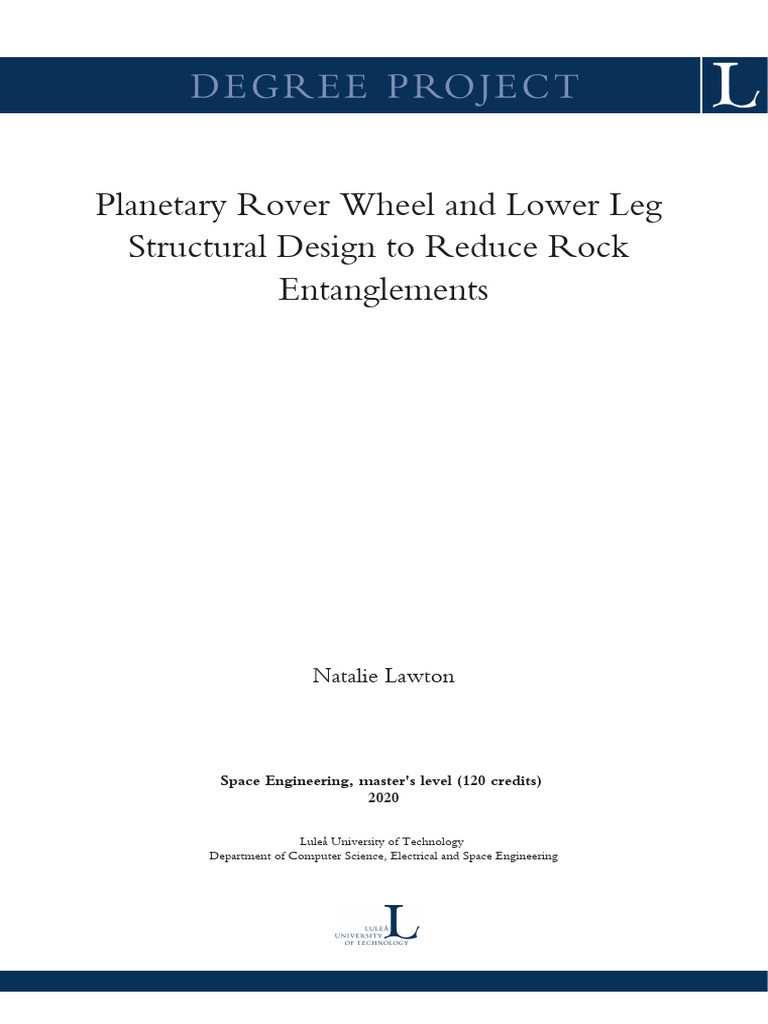 FULLTEXT01 | PDF | Mars | Lander (Spacecraft)