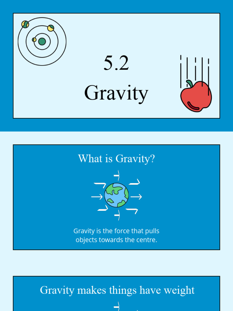Gravity P3 | PDF | Gravity | Force
