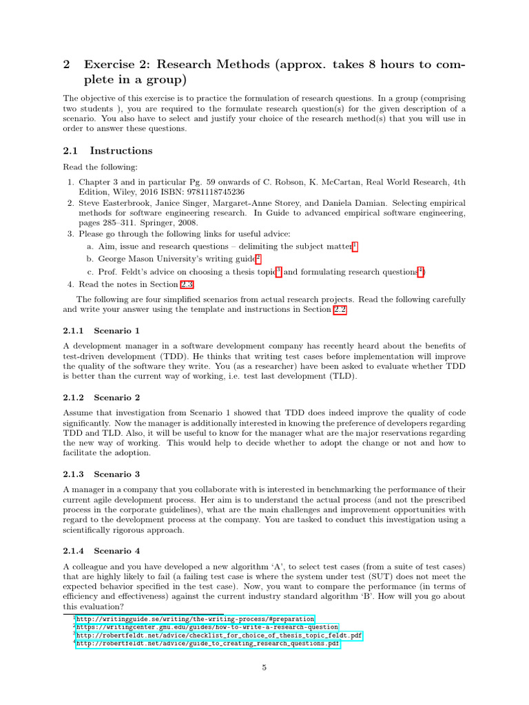Exercise 2 (1) | PDF | Methodology | Object Oriented Programming