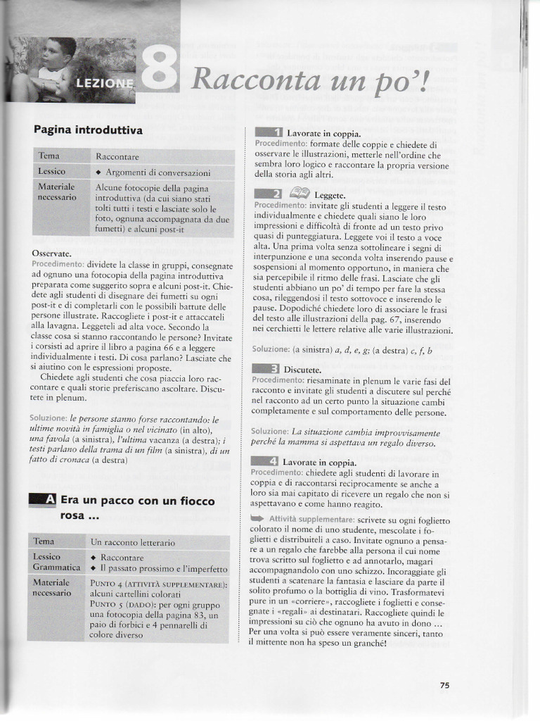Lezione 8 Guida A2 | PDF