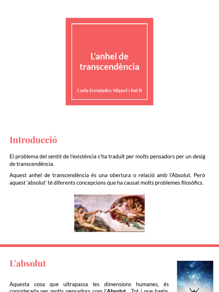 L'anhel de Transcendència | PDF