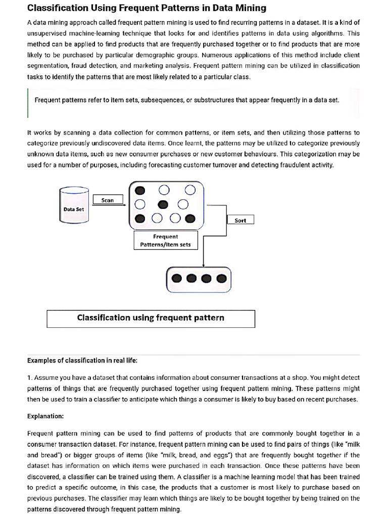 Frequent Patterns | PDF