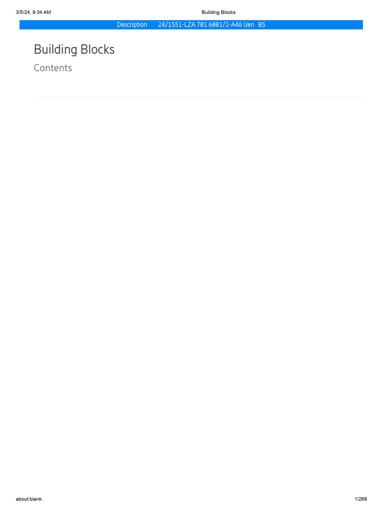 Building Blocks | PDF | Lte (Telecommunication) | Duplex (Telecommunications)