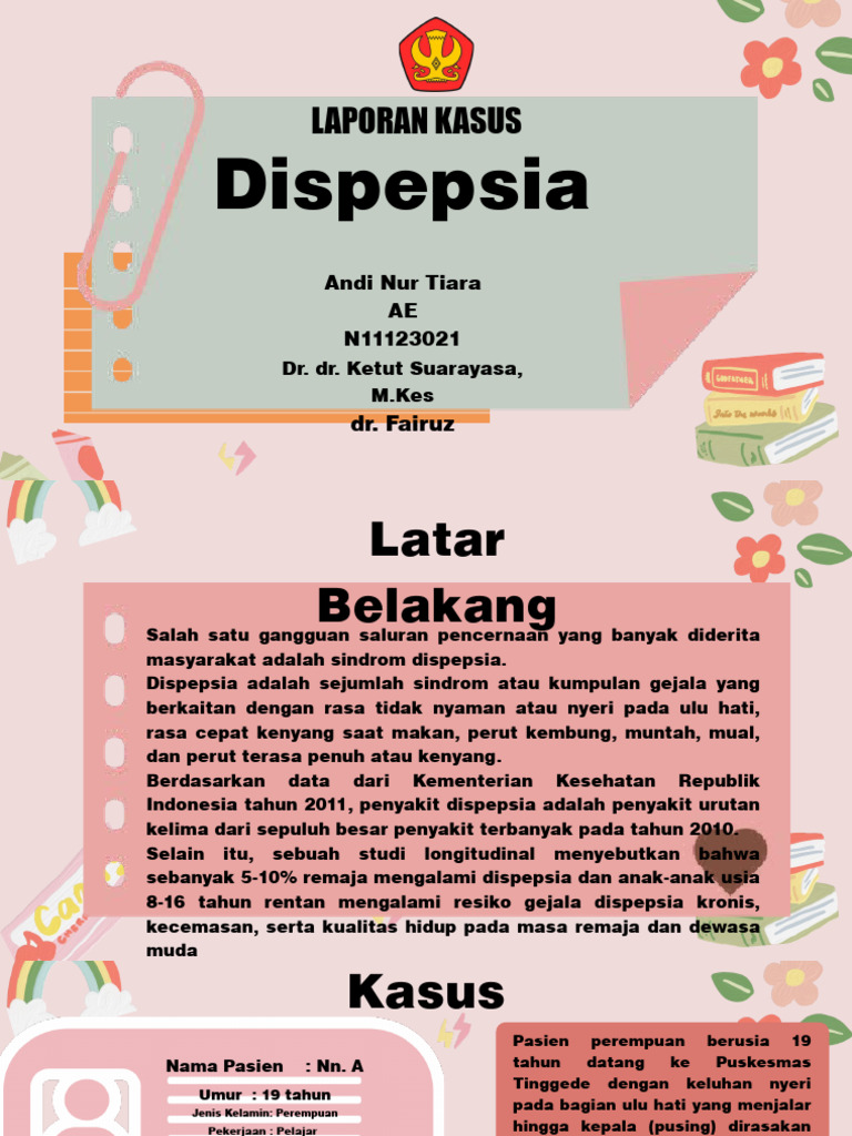 Andi Nur Tiara AE - Laporan Kasus Dispepsia | PDF | Kesehatan Holistik ...