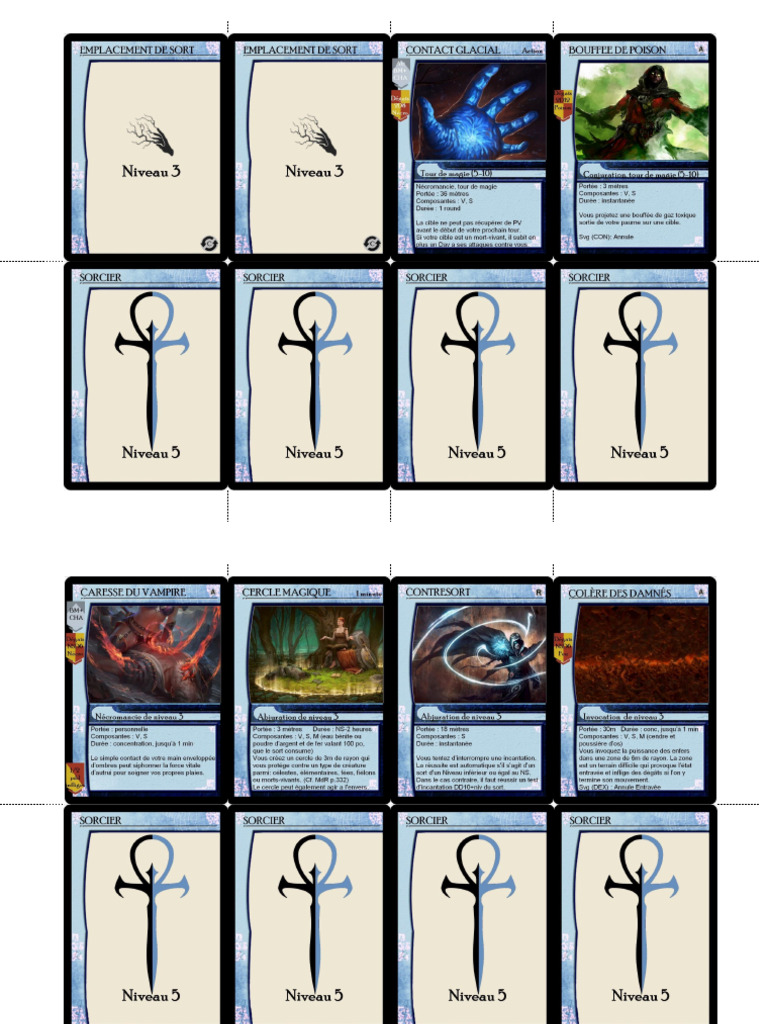 H - D Sorcier Niveau 5 - 6 | PDF