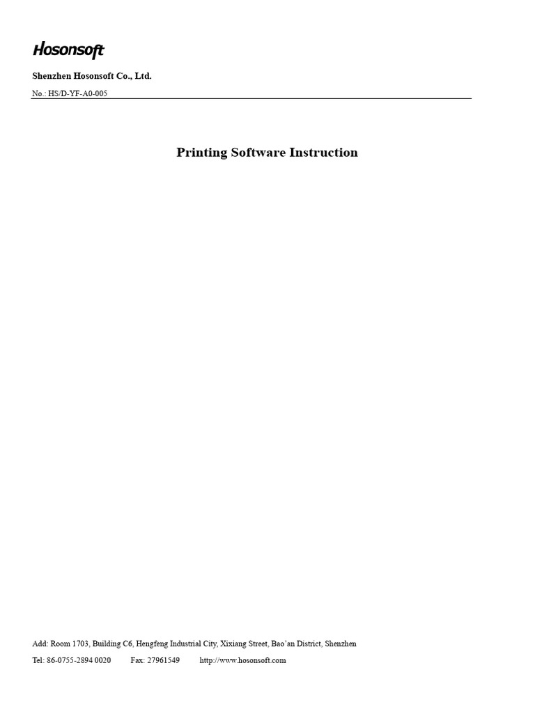 PrintExp Printer Control & Alignment Software Instruction | PDF | Network Interface Controller ...