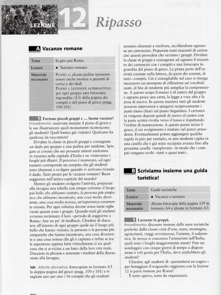 Lezione 12 Guida A2 | PDF