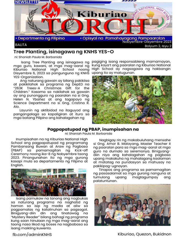 23-24-School-Publication-Filipino-Torch-Revised-Newsletter | PDF