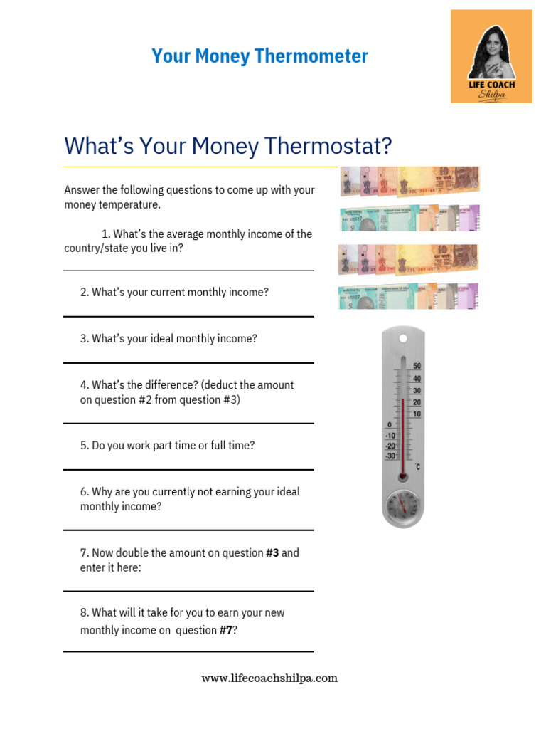 Money Thermostat Self-Assessment Guide | PDF