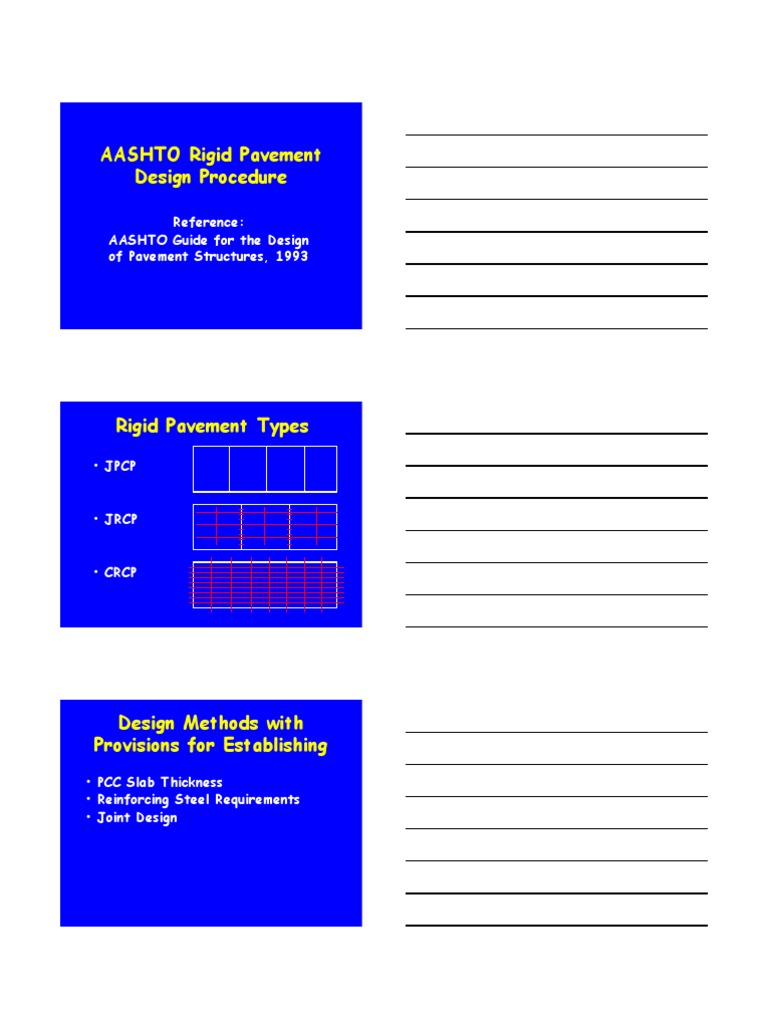 AASHTO Rigid Design I | PDF | Road Surface | Engineering