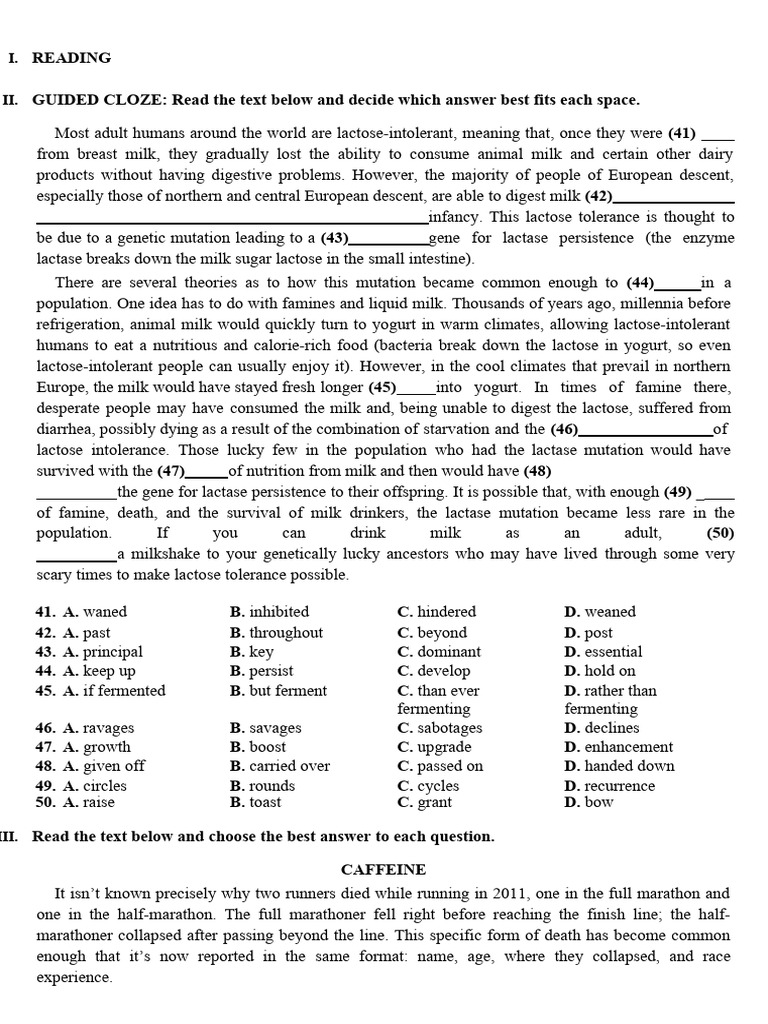 Reading (30 - 4) | PDF