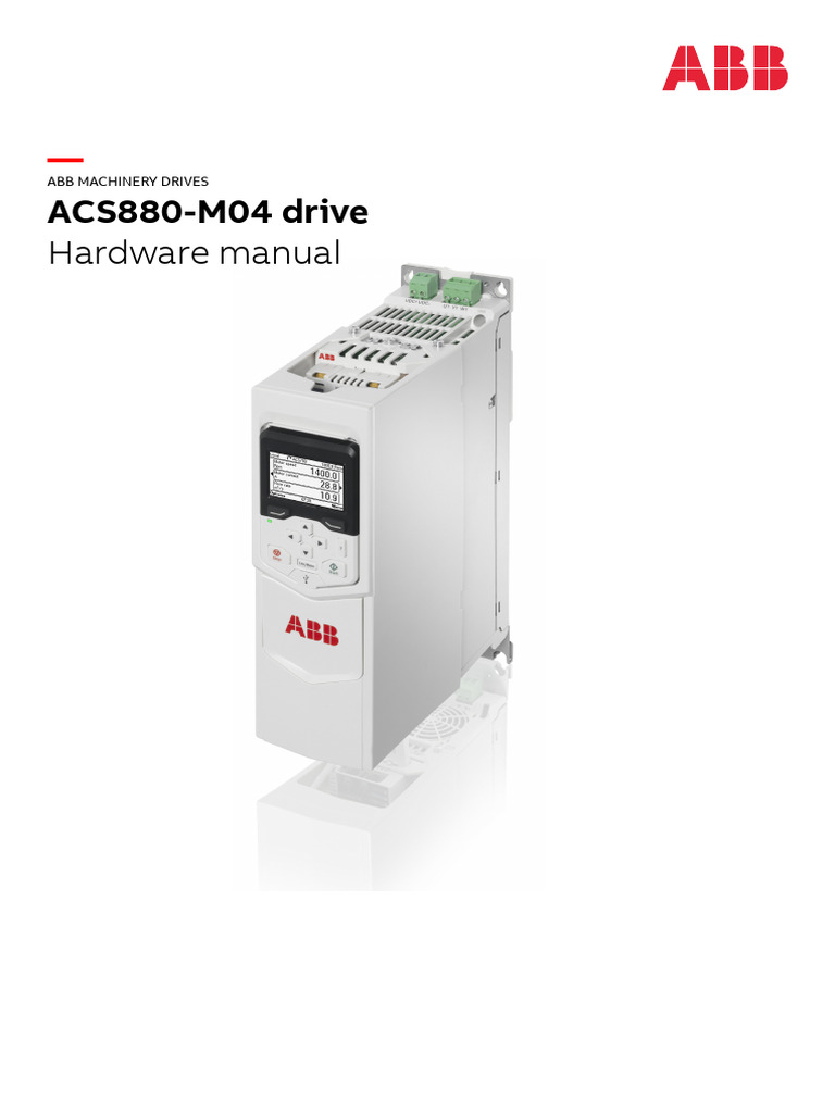 ACS880-M04 Drive: Hardware Manual | PDF | Electrical Components ...