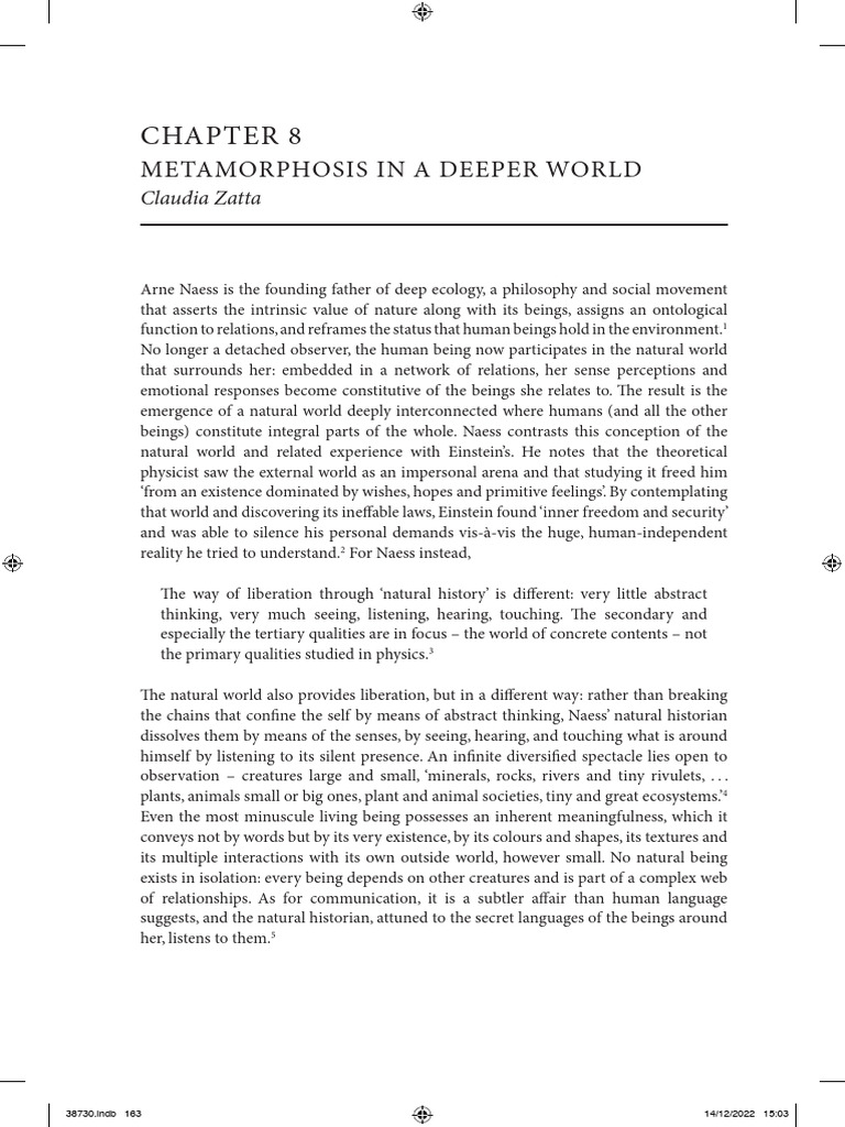 Metamorphosis_in_a_deeper_world-1 | PDF | Reality | Ovid