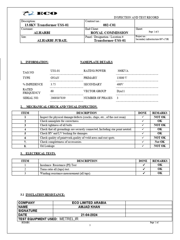 Transformer USS-01 | PDF | Transformer | Manufactured Goods