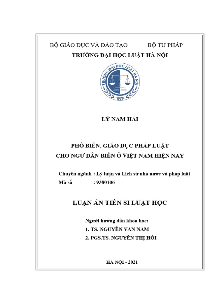 Pho Bien Phap Luat Cho Ngu Dan Bien | PDF