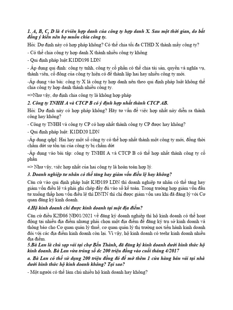 bài tập ltm | PDF