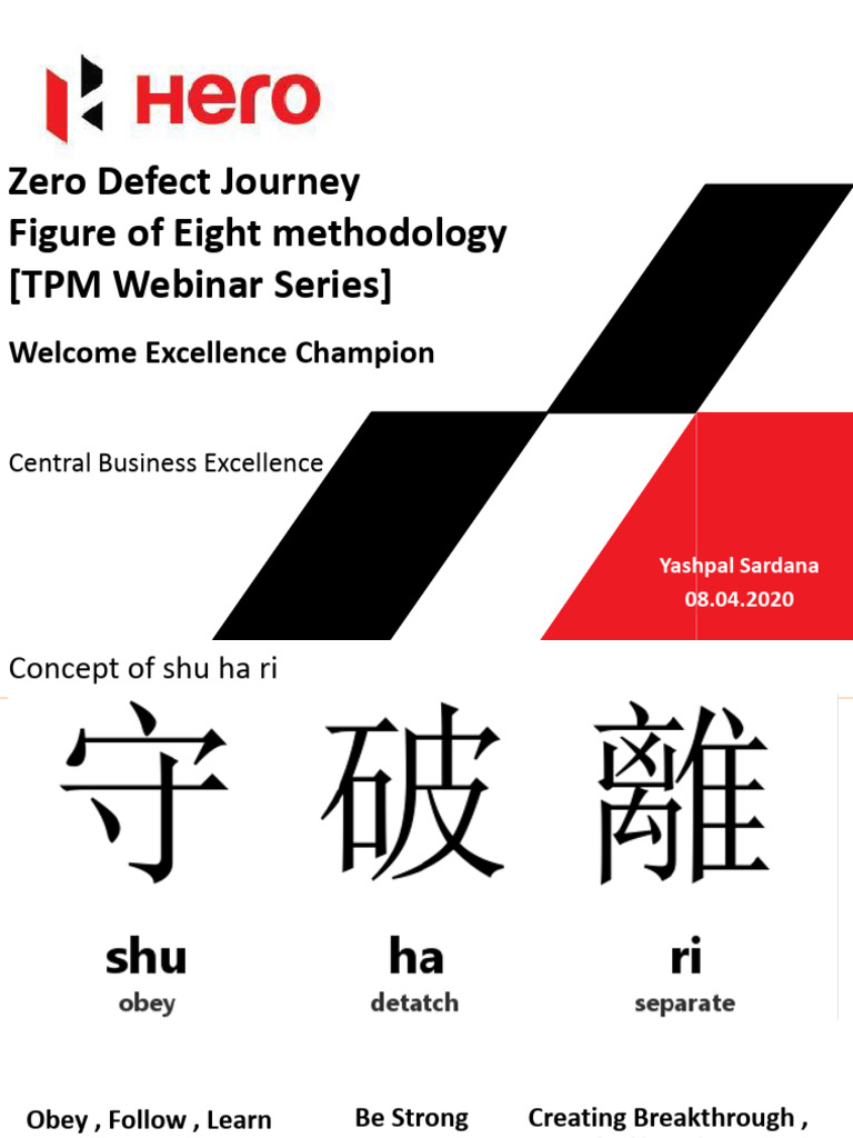Zero Defect Journey: Figure of Eight Methodology | PDF | Methodology ...