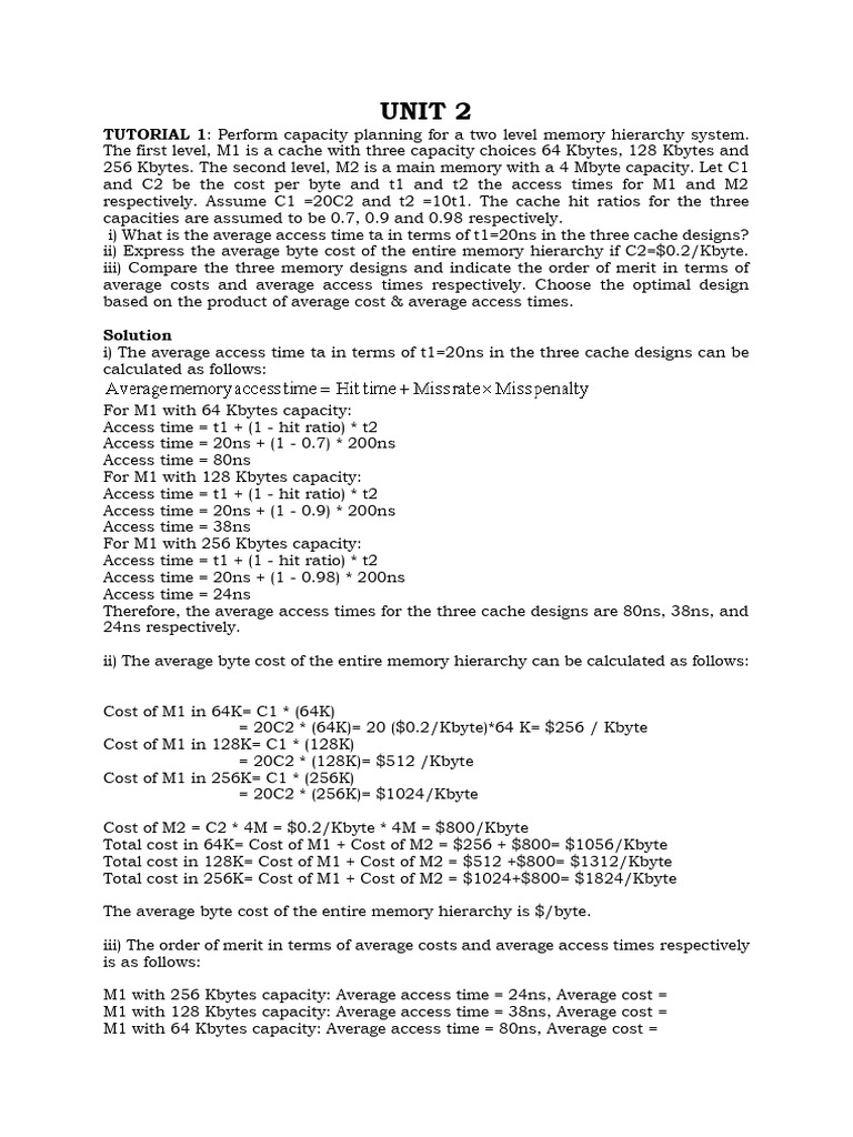 Tutorials-2 Embedded | PDF | Cpu Cache | Computer Hardware