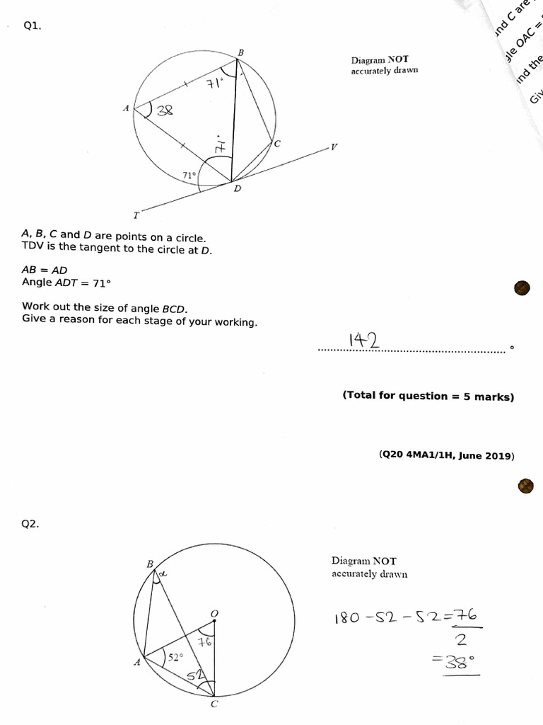 Circle Theorems | PDF