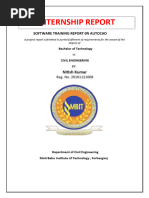 Internshala Report On AutoCAD | PDF | Auto Cad | Circle