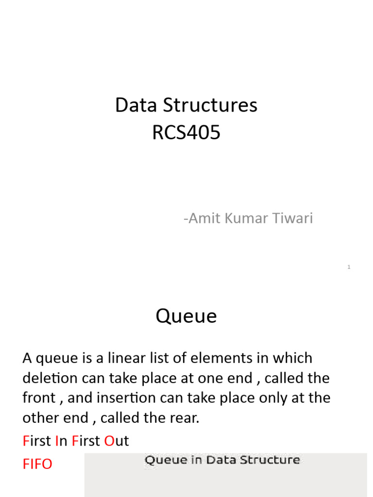 Queue | Download Free PDF | Queue (Abstract Data Type) | Formal Methods