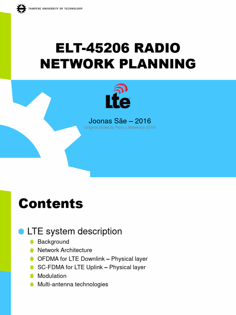 ELT-45207_LTE | PDF | Lte (Telecommunication) | Ip Multimedia Subsystem