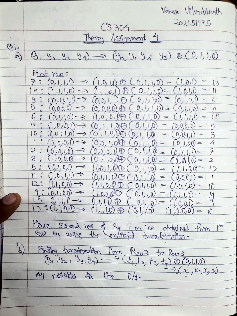 Theory Assignment 2 | PDF