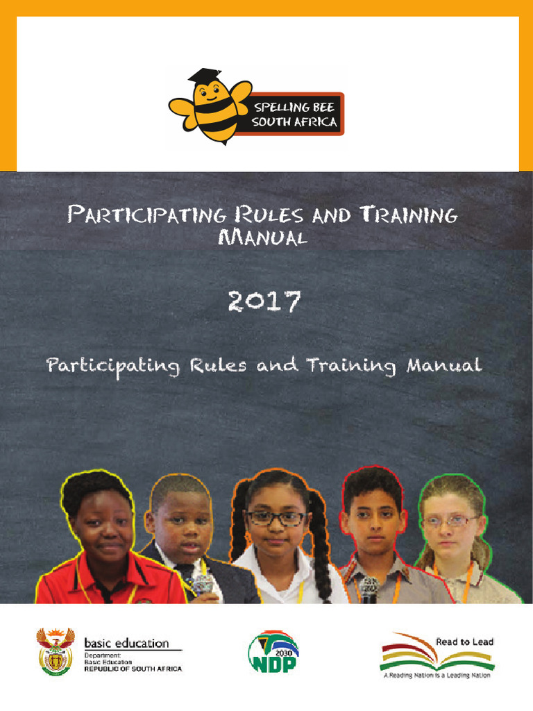 Spelling Bee 2024 participating Manual | PDF | Spelling | Literacy