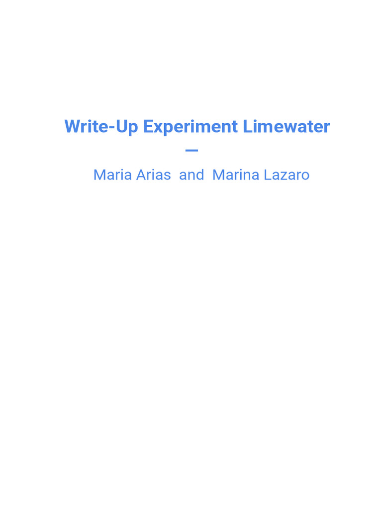 María Arías Bouza - Cover Work Bio - Write-Up Limewater | PDF ...