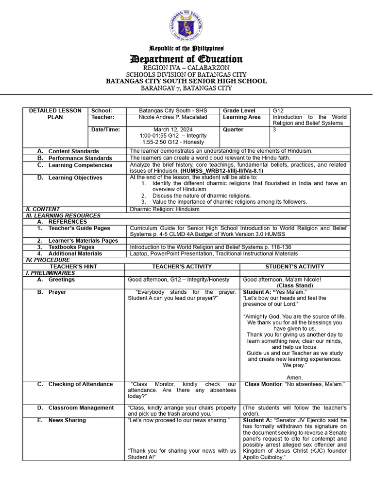 WEEK 7-DAY-2 | PDF | Brahman | Indian Religions