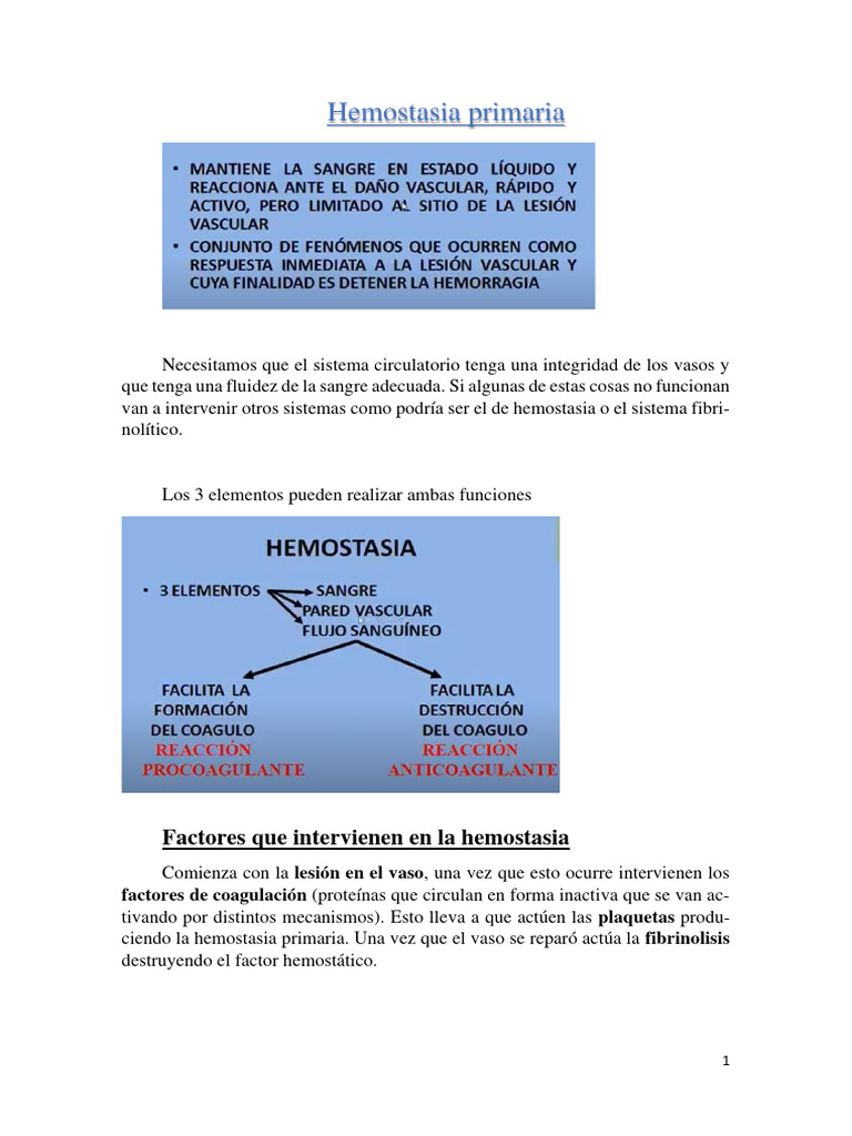 7ma Clase FDS | Descargar gratis PDF | Hemostasia | Plaqueta