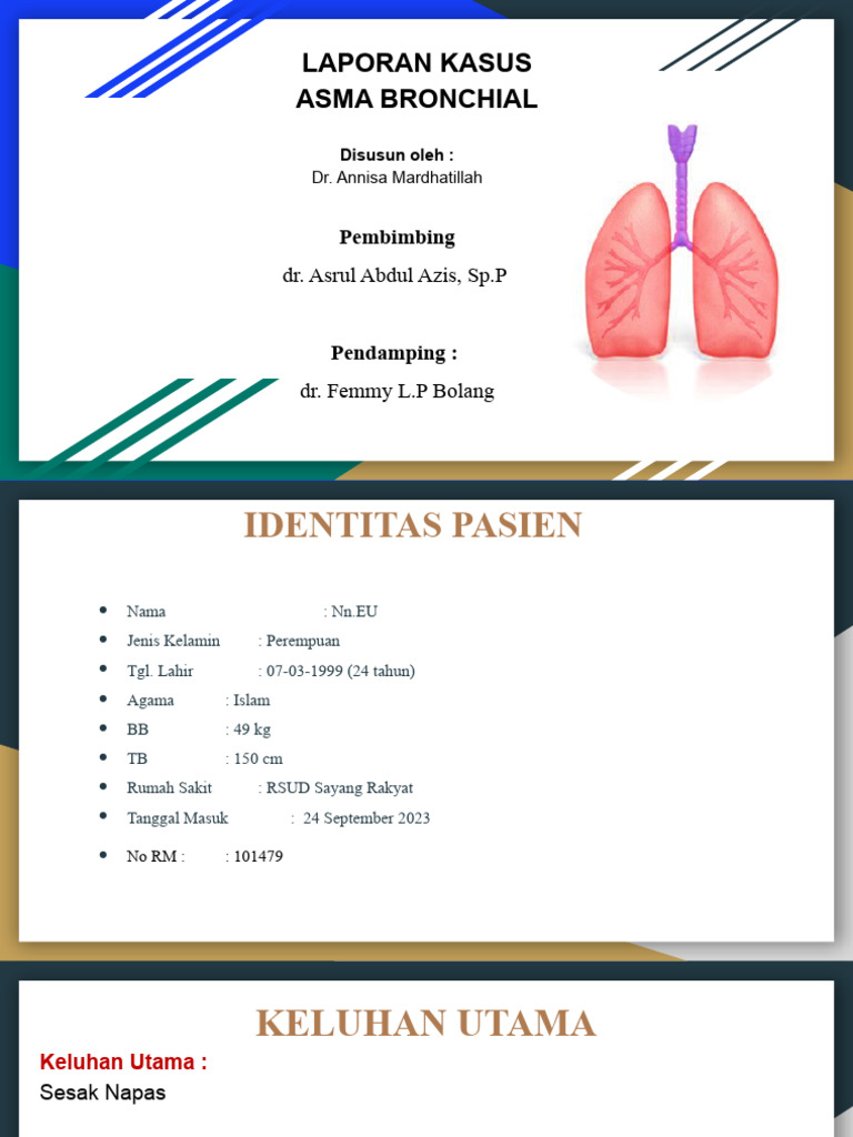 Laporan Kasus Asma Internship | PDF