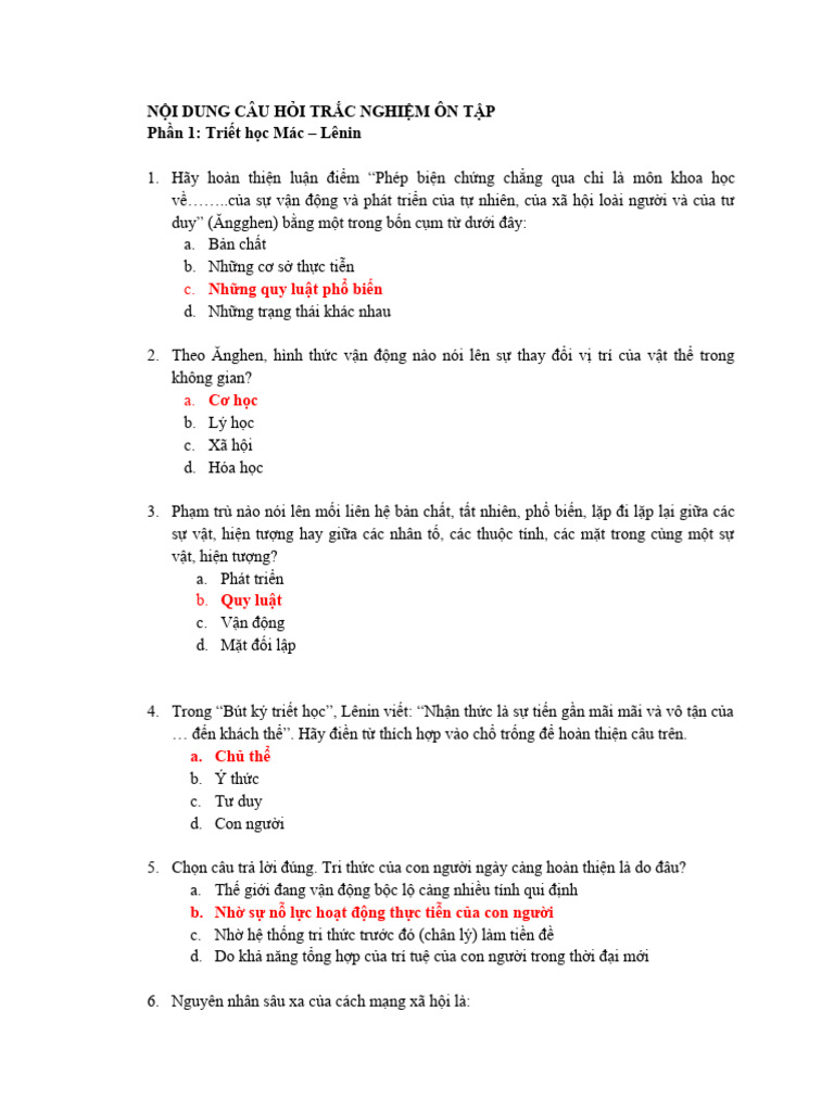 Phan triet hoc tham khảo | PDF