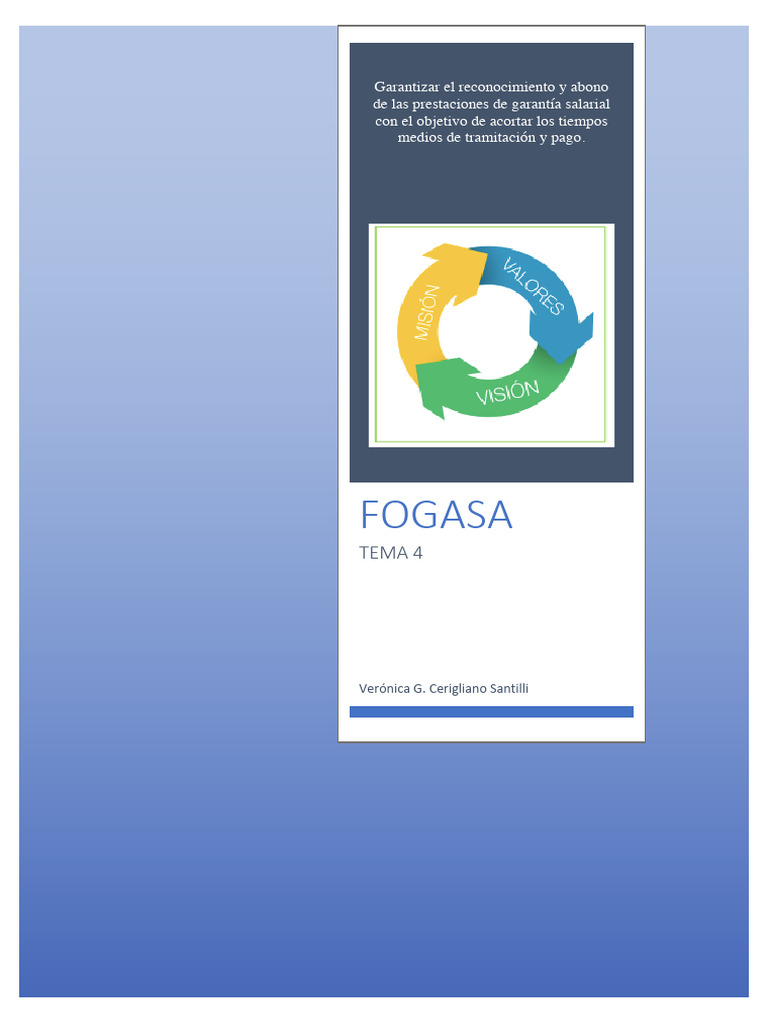 FOGASA TEMA 4 | PDF | Salario | Derecho laboral