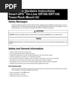 APC SRT3000 Installation Guide | PDF | Mains Electricity | Icon (Computing)