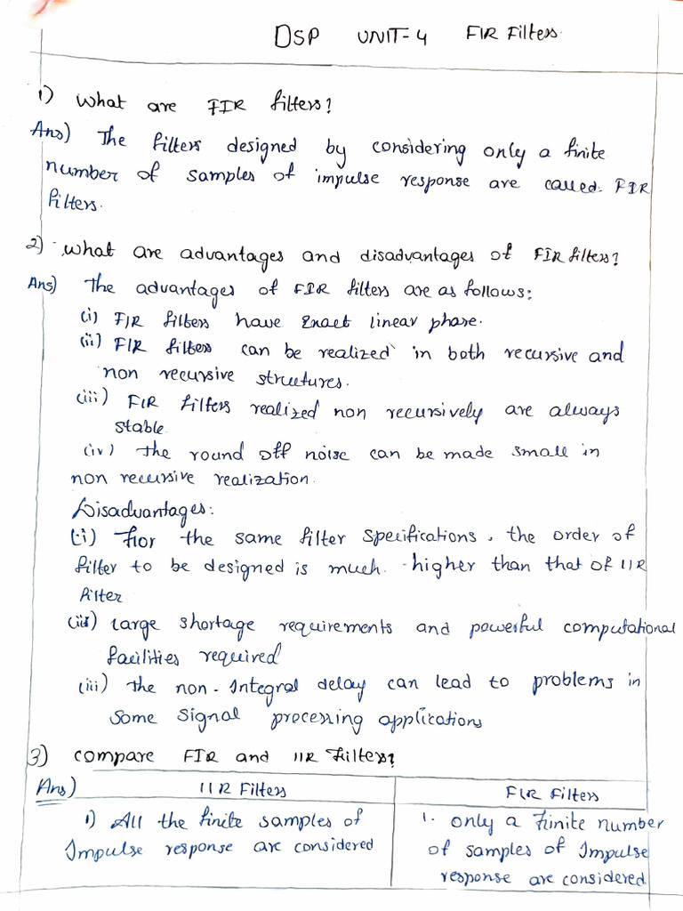 DSP Unit 4 | Download Free PDF | Algorithms | Information And Communications Technology