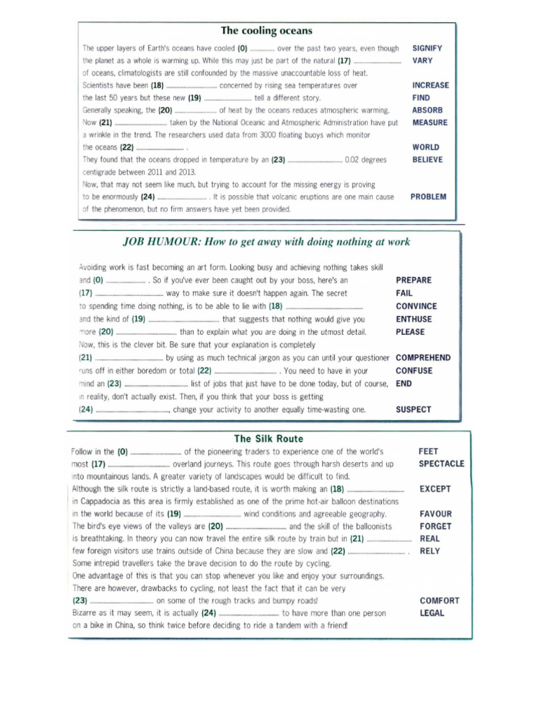 Reding Test - Part 3 | PDF