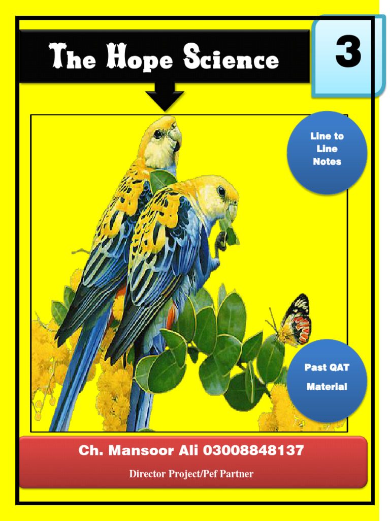 3rd Class Notes The Hope | PDF