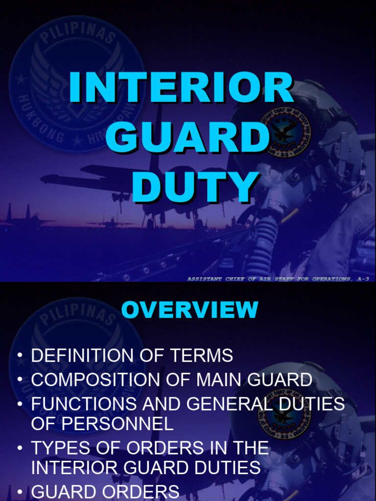 Lesson NR 05 Interior Guard | Download Free PDF | Criminal Law ...