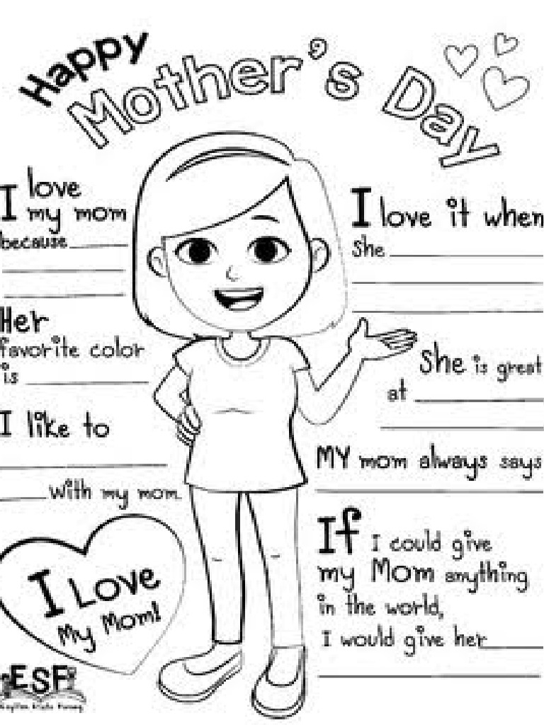 Mothers Day Draw for kids | PDF Mothers Day Draw for kids | PDF