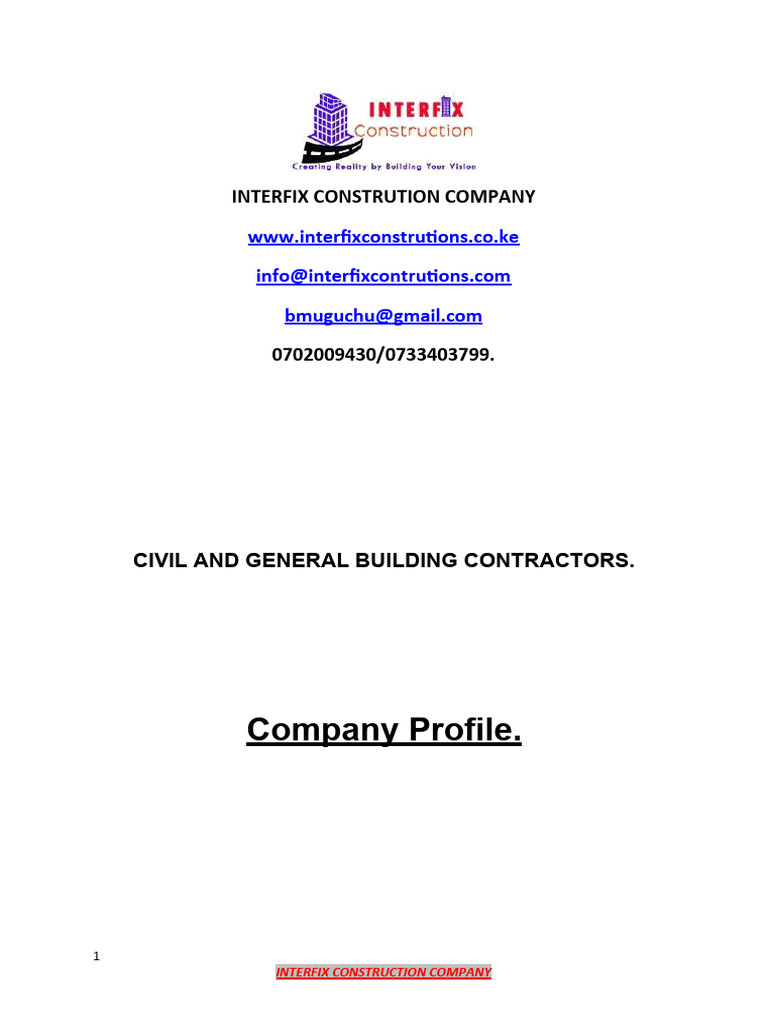 Interfix Profile 2018 | PDF | Consultant | Engineering