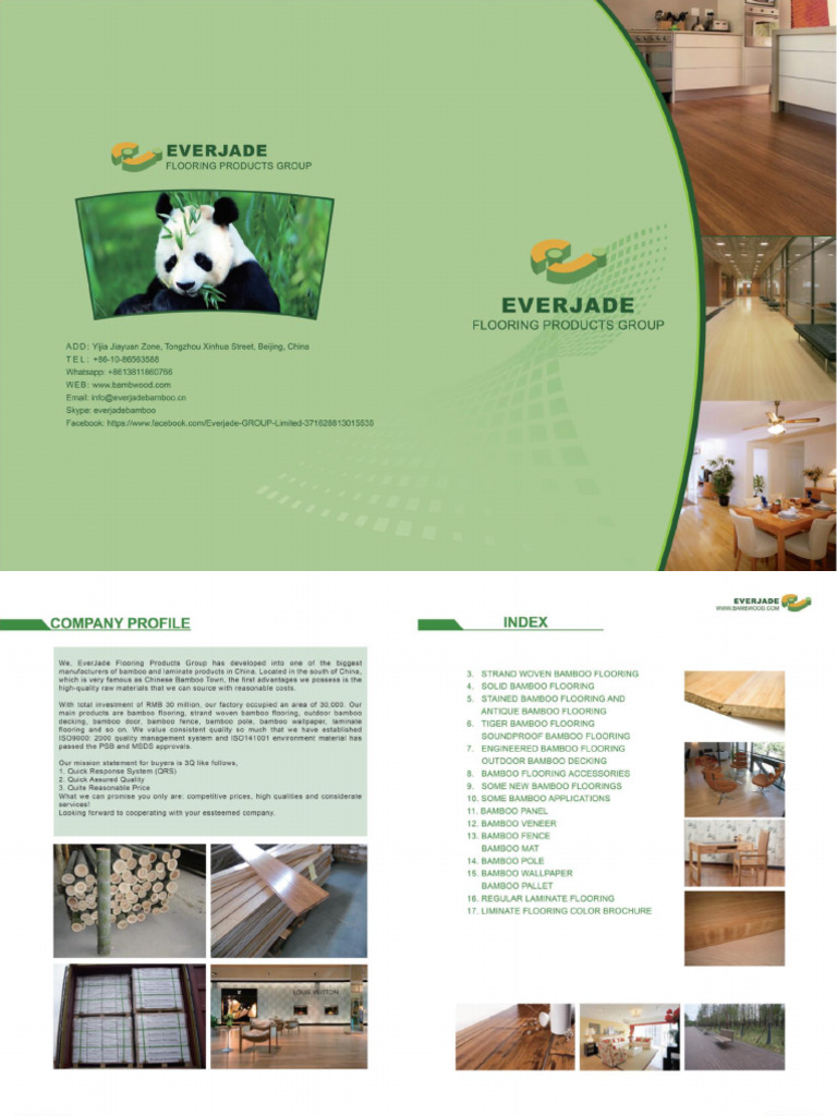 Catalogo Pisos Bamboo | PDF