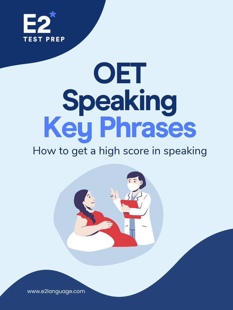 E2 OET Speaking Key Phrases Download | PDF