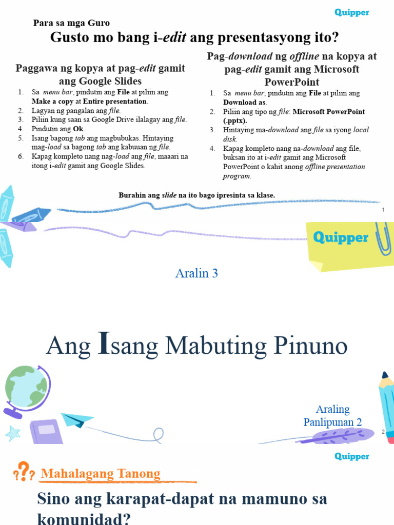 GRADE-2-YUNIT-9-ARALIN-3-Ang-Isang-Mabuting-Pinuno | PDF