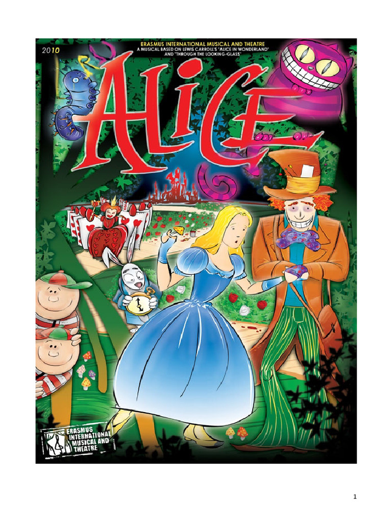 Alice in Wonderland Musical Script | PDF | Through The Looking Glass ...