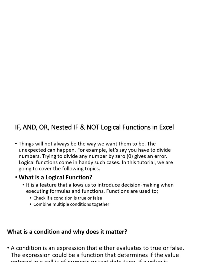 Excel Functions 2 | PDF | Function (Mathematics) | Mathematical Logic