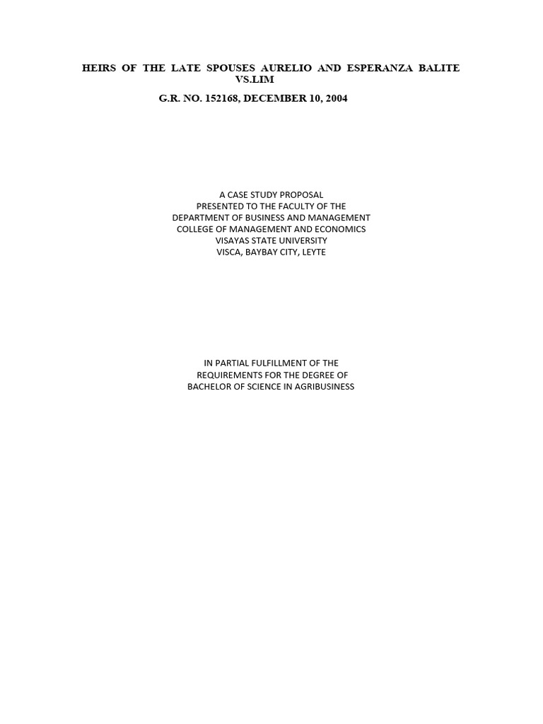 Case Study - Business Law Taxation | PDF | Concurrent Estate | Deed