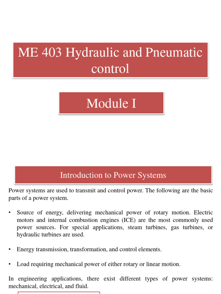 Module 1 - 1 | PDF | Pump | Viscosity